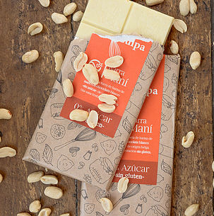 Chocolate Blanco Mani – 80grs / Sabores Sin Culpa – SUPERMERCADO ORGANICO